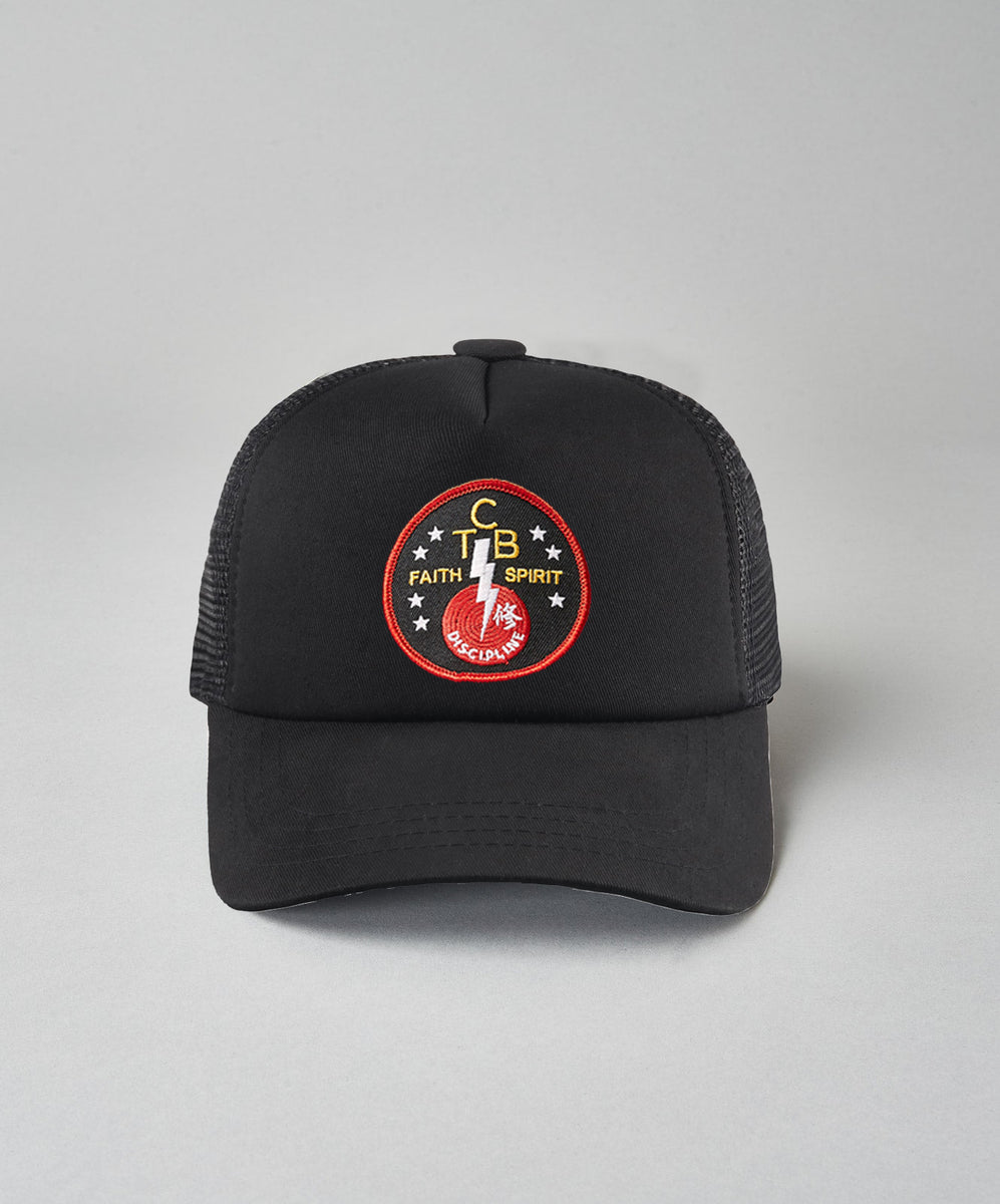 Elvis TCB Trucker - Black/ Black – Lucky Seven Caps