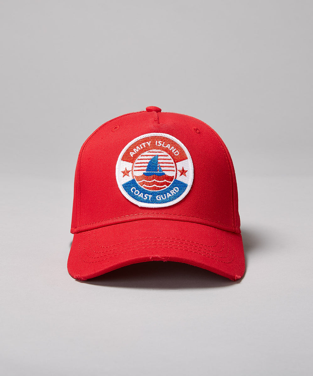 Jaws Amity Coast Guard Baseball Cap- Red – Lucky Seven Caps